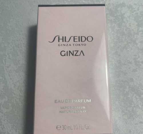 Shiseido ginza eau de parfum 30мл