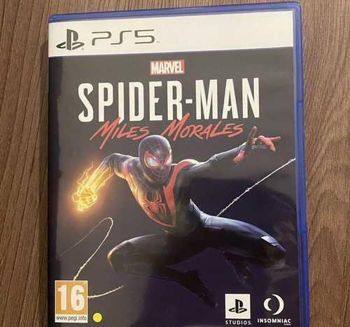 Spider man miles morales ps5 диск