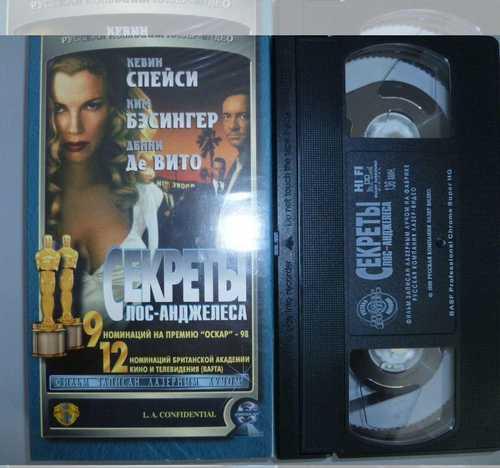 Секреты Лос-Анджелеса 1997 Видеокассета VHS лиценз