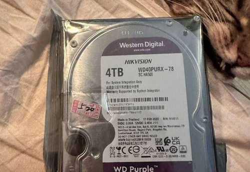 Жесткий диск WD Purple 4TB WD40purx