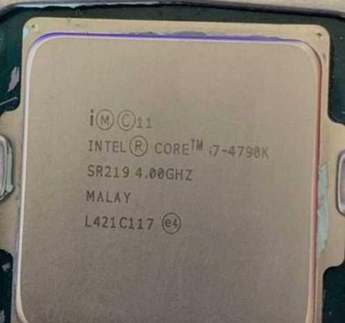 Процессор intel core i7 4790k 4.0Ghz