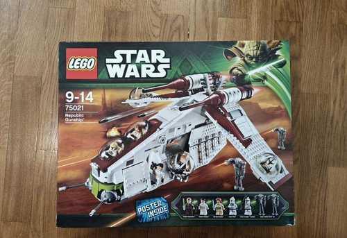 Новый Lego Star Wars 75021 Republic Gunship