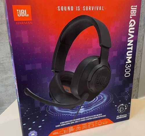 Наушники и микрофон (гарнитура) JBL quantum 300