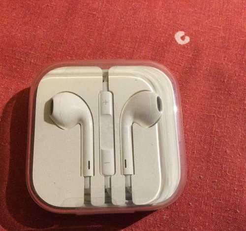 Наушники Apple EarPods новые оригинал Штекер 3,5мм