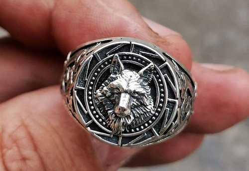 Кольцо Волк, серебро 925