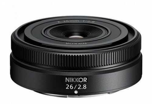 Nikon nikkor Z 26mm f/2.8 Lens