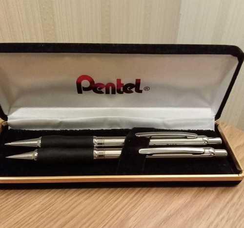 Ручка и карандаш Pentel в подарочном футляре