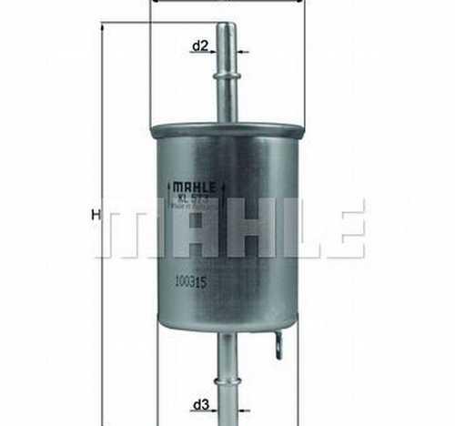 Фильтр топливный knecht KL573