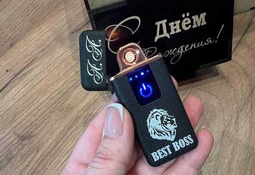 Отличный подарок мужчине-зажигалка usb спиральная