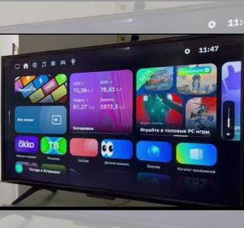 Новый телевизор irbis SMART tv