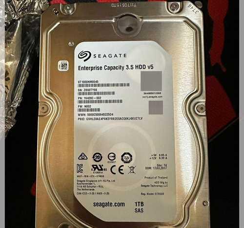 Жесткий диск Seagate EC 1TB ST1000NM0045