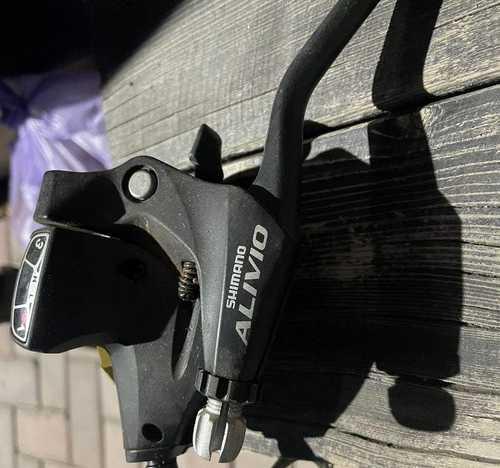 Переключатель передний, комбо shimano alivio