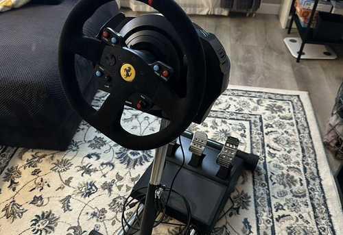 Руль thrustmaster t300 ferrari + подставка