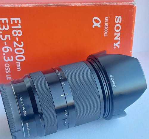 Sony 18-200mm OSS LE