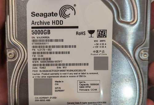 Жесткий диск 5Tb Seagate ST5000AS0011