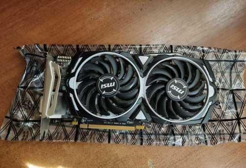 Видеокарта Amd Radeon RX570 MSI armor OC 4GB