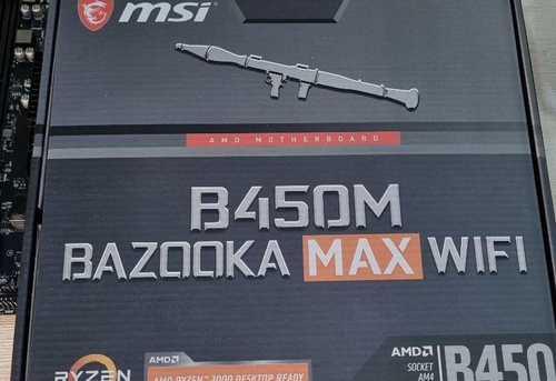 Материнская плата msi b450m bazooka max wifi