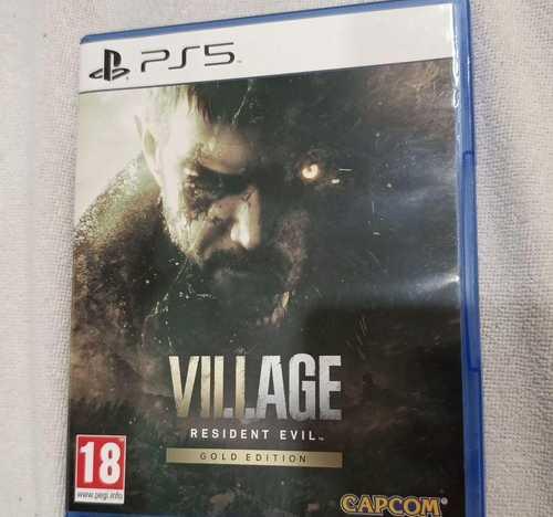 Продам или поменяю диск Resident evil Village PS5