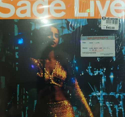 Laserdisc LD Sade Live