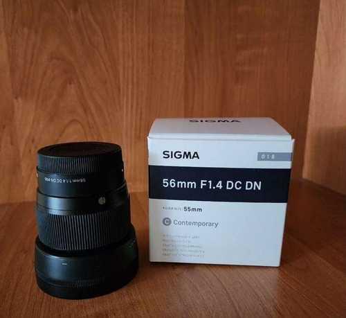 Объектив Sigma 56mm/1,4 DG DN для Sony