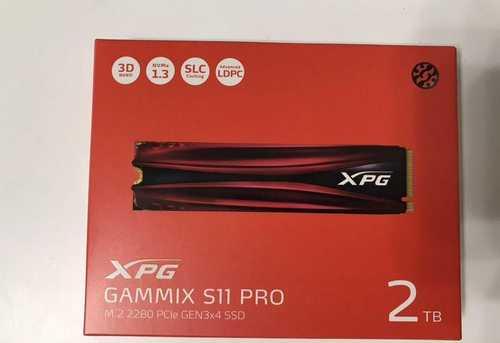 SSD adata XPG gammix S11 Pro 2 тб, новый