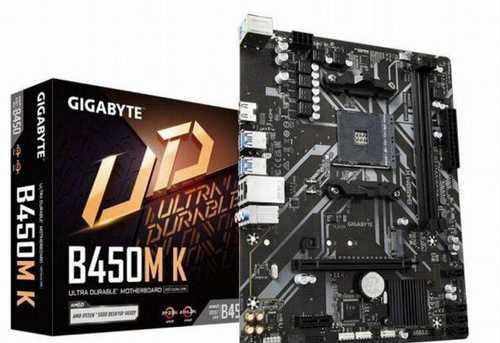 Материнская плата gigabyte B450M-K (AM4, mATX)