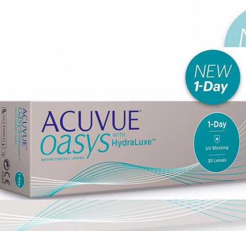 Линзы контактные acuvue oasys 1 day30шт, 3.75/8.5