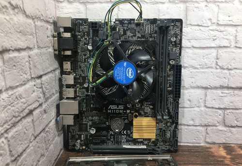 Связка Asus H110M-R+I3-6100. Гарантия