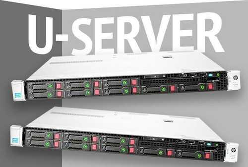 Сервер HP DL360p Gen8 8SFF 2*2667v2 256Gb 1Gb 2*46