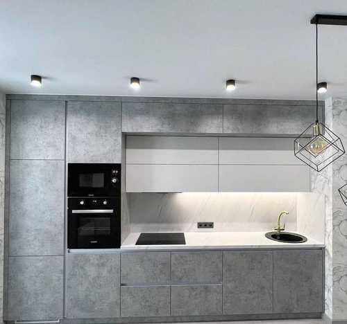 Кухня на заказ прямая.Арт. 098