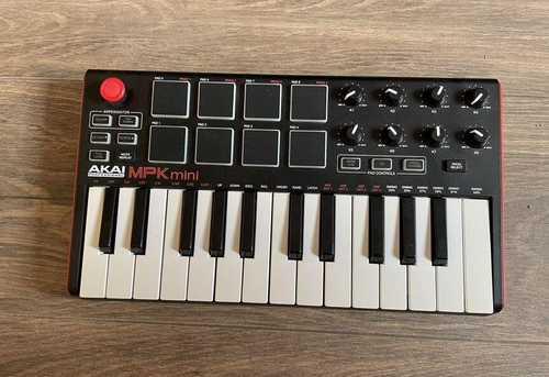 Миди клавиатура akai mpc mini