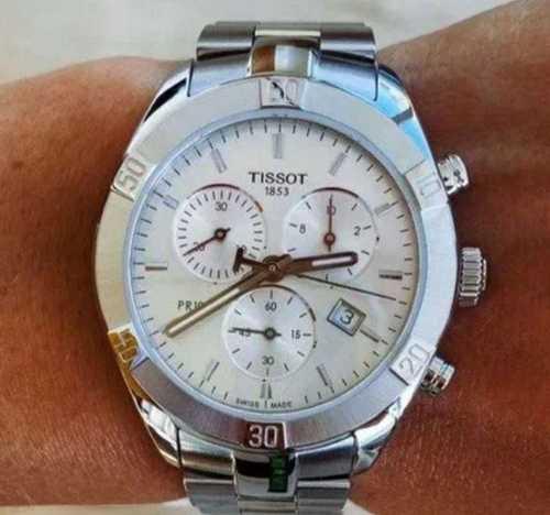 Часы Tissot рr 100 Sport chic chronograph