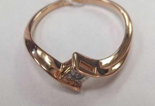 Золотое кольцо с бриллиантами (30500)
