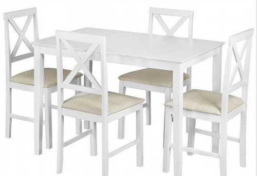 Обеденный комплект стол + 4 стула