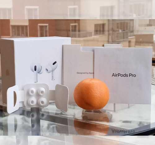 AirPods Pro: 4 амбушюра, коробка и инструкция