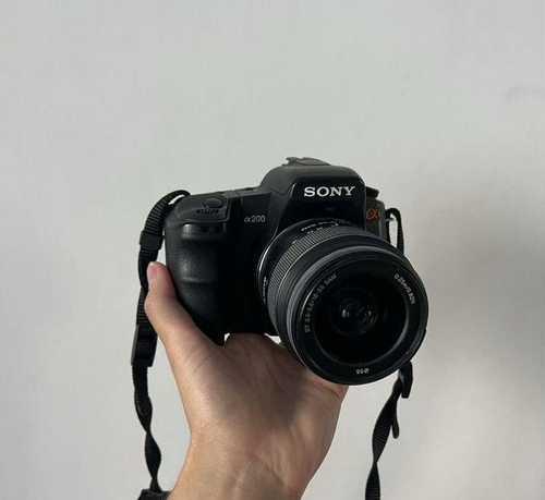 Sony A200 зеркальный фотоаппарат