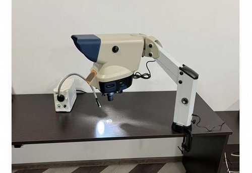 Безокулярный стереомикроскоп с штативом