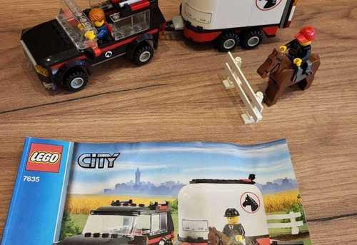 Lego city 7635, оригинал, "Трейлер с лошадью"