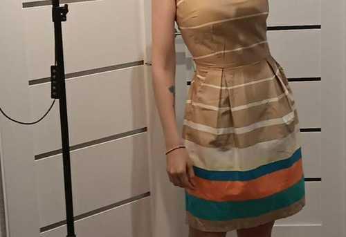 Dorothy perkins платье 42 летнее бежевое