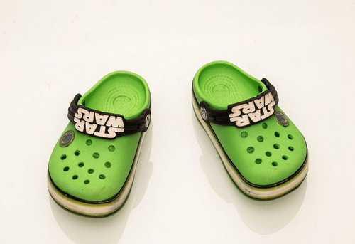 Crocs оригинальные CrocsLights Star Wars Yoda c9