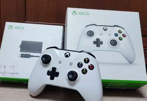 Джойстик xbox One + Аккумулятор Оригинал