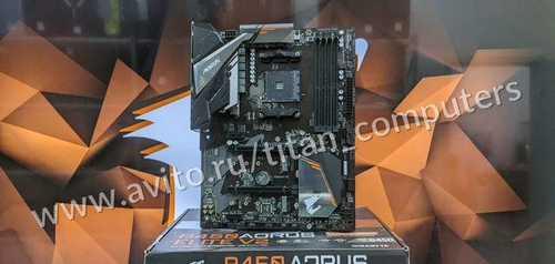 Материнская плата Gigabyte B450 Aorus Elite V2