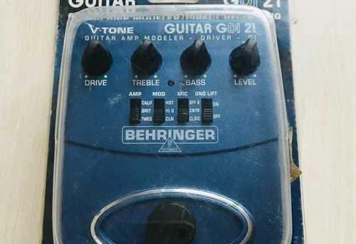 Гитарная педаль Behringer GDI 21