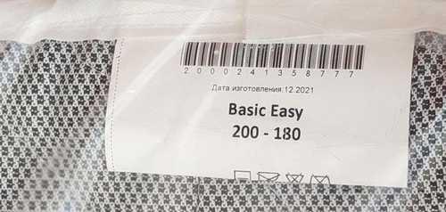 Матрас 200*180 Basic Easy (аскона)