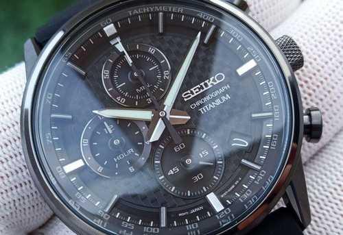 Часы Seiko (Сейко) Titanium Chronograph
