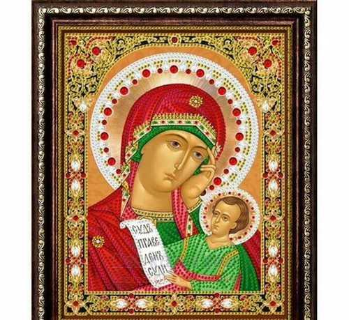 Алмазная мозаика 27x33 Чудотворная икона Казанской