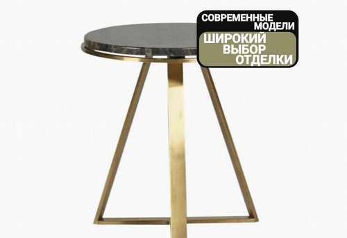 Компактный дизайнерский столик мрамор