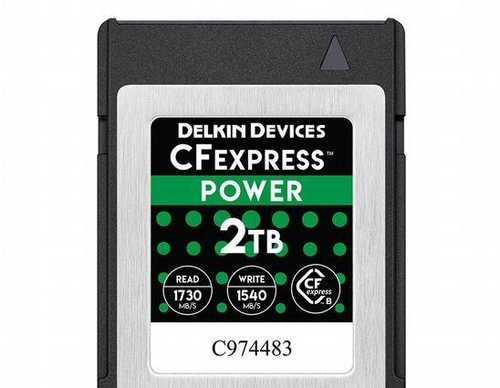 Карта памяти Delkin Devices CFexpress Type B 2TB P