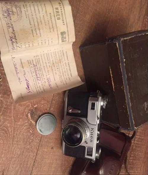 Плёночный фотоаппарат Киев #533693 Комплект 1953г