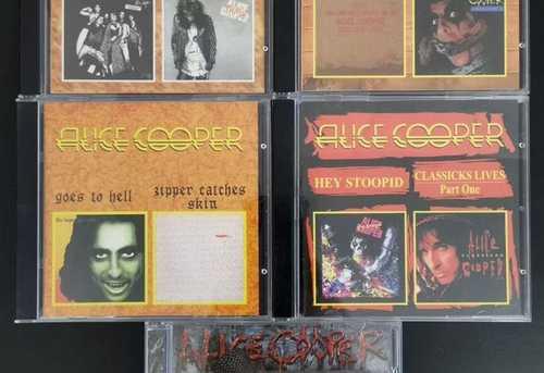 5шт. CD alice cooper, Лицензия, цена за все